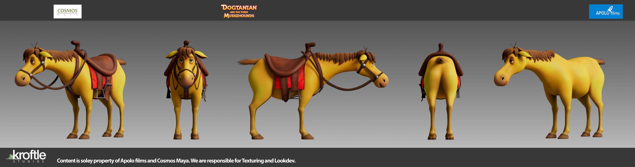 3D CGI Animation Asset Development Work | Kroftle studios